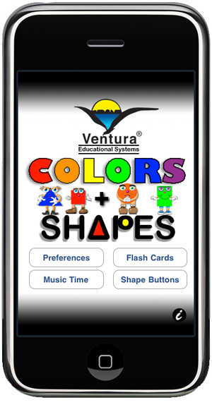 Colors and Shapes iPhone App