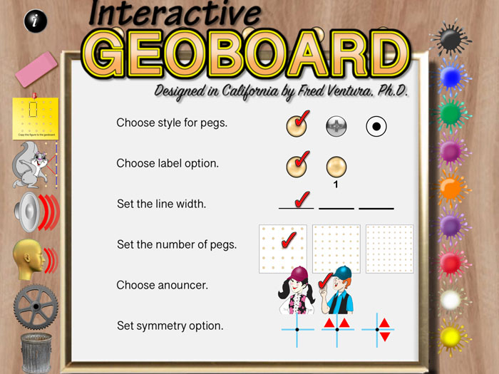 Interactive Geoboard