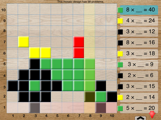 Multiplication Mosaics
